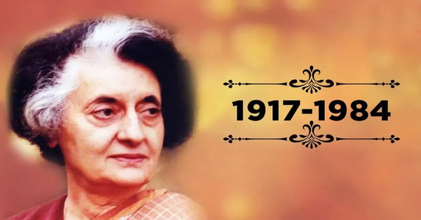 Mrs. Indira Gandhi: The First Woman PM Of India [1 min read]
