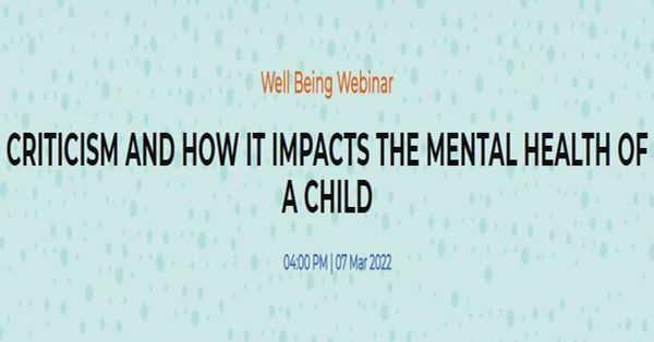 Criticism And How It Impacts The Mental Health Of A Child