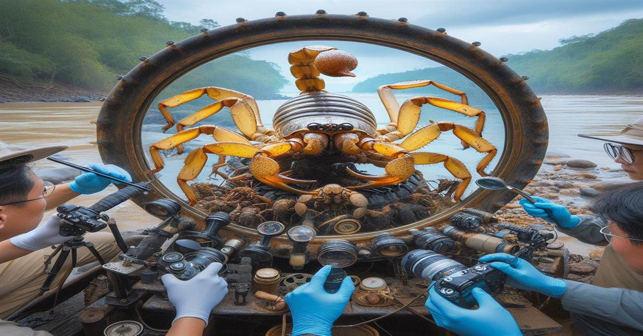 Scientists on expedition unveil 8-legged, 8-eyed scorpion in Thailand