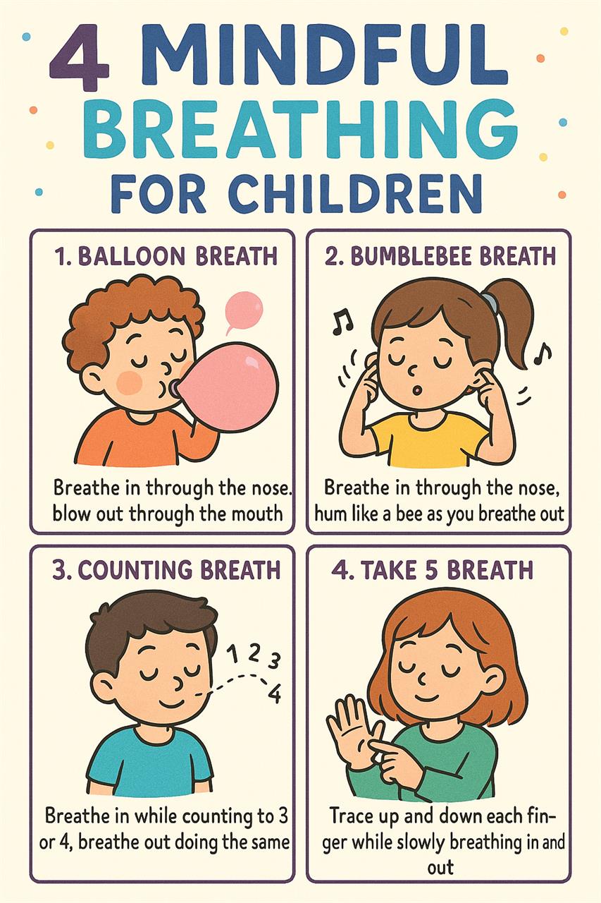 4 Mindful Breathing Exercises for Children